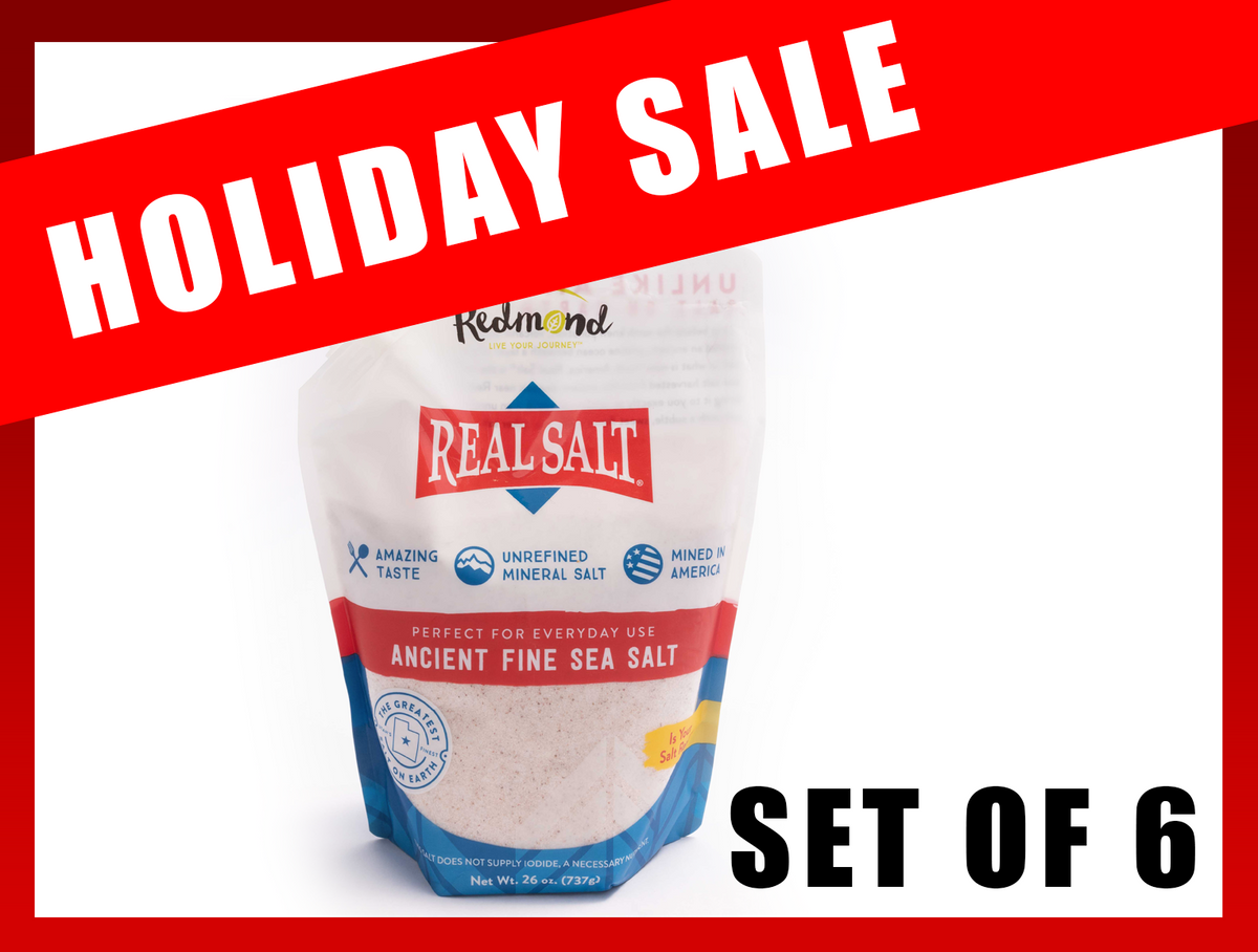 Redmond Real Salt 26oz (HOLIDAY SALE) Pack of 6 – Joseph's Kitchen